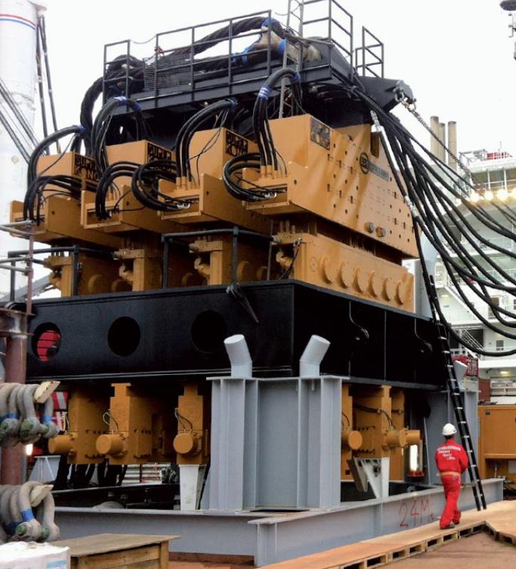 Installation of Monopiles by Vibrohammer for the Riffgat Project ...